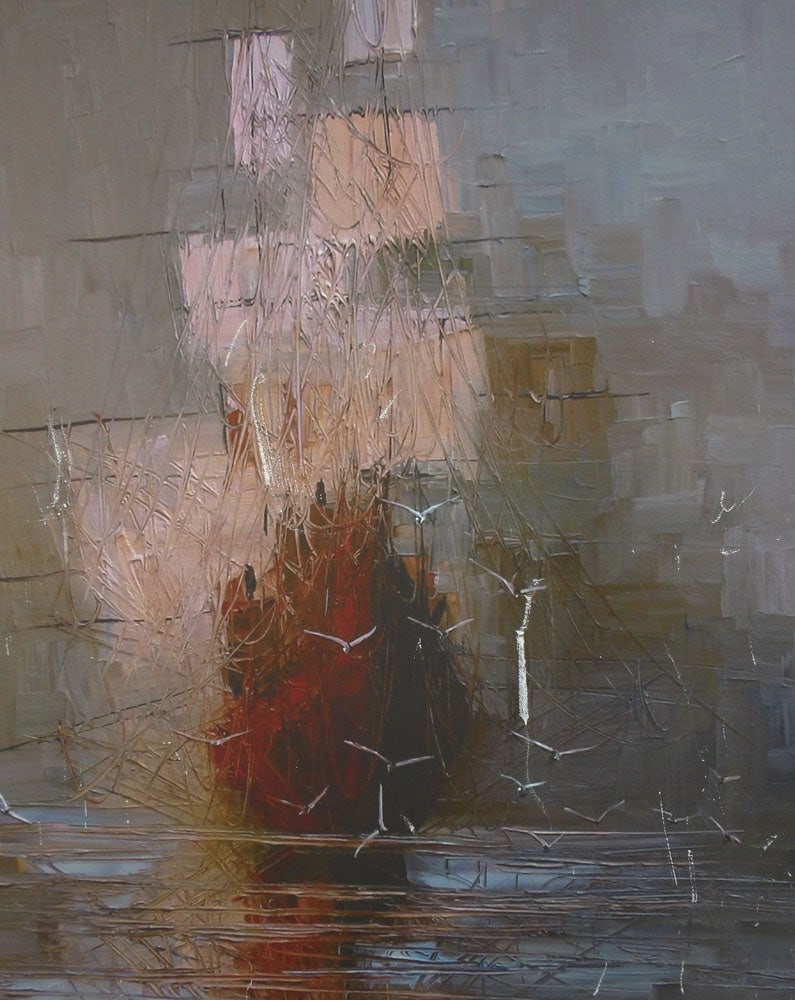 Framed Print On Canvas Auction