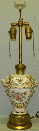 Dresden Lattice Work Lamp.