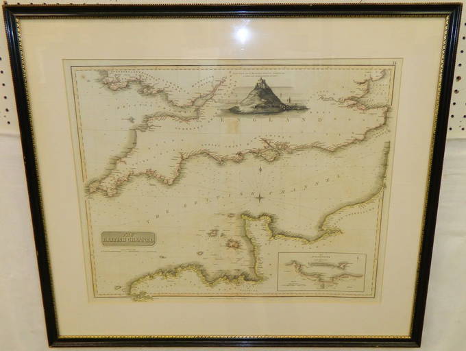 Map Of The British Channel.