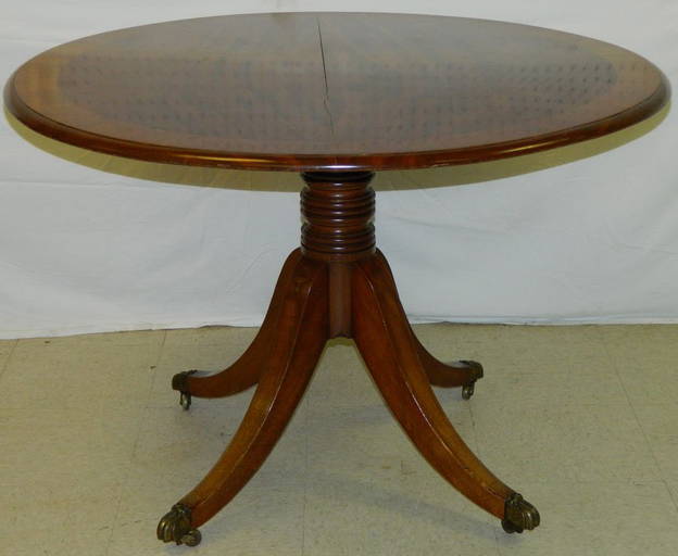 19th C Mahogany English Breakfast Table
