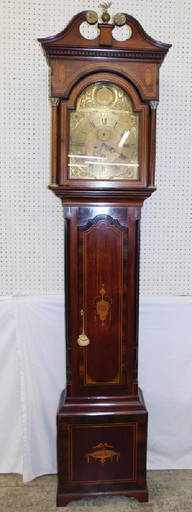 Mah G/father Clock Signed Robert Coates, Hamilton.
