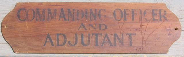 "mv Prince Edward” Commanding Officer Sign