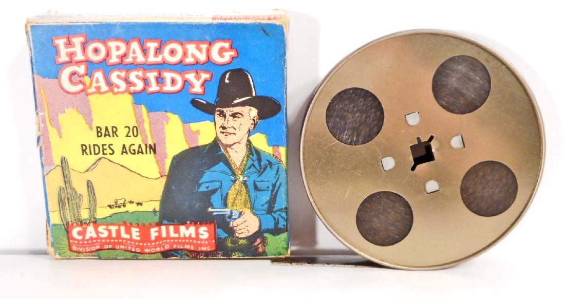Vintage Hopalong Cassidy Bar 20 Rides Again 16 Mm Film