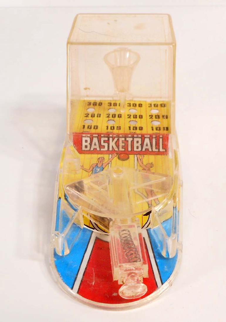 Vintage Marx Tin Litho Basketball Pinball Game