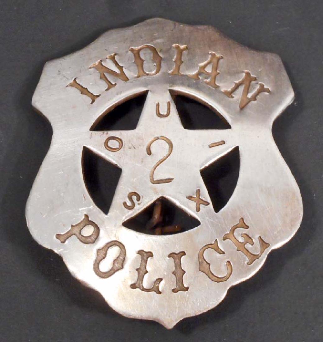SIOUX INDIAN POLICE BADGE