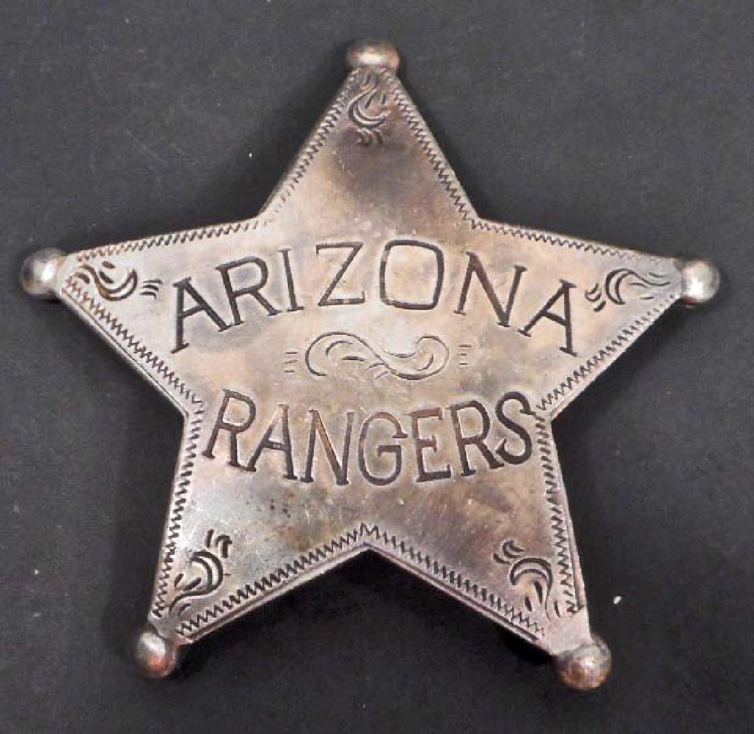 ARIZONA RANGERS BADGE - Aug 20, 2017 | Pioneer Auction Gallery in OR