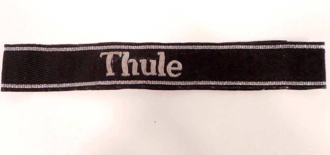 German Nazi Waffen Ss Thule Shutzstaffel Nco Cuff Title