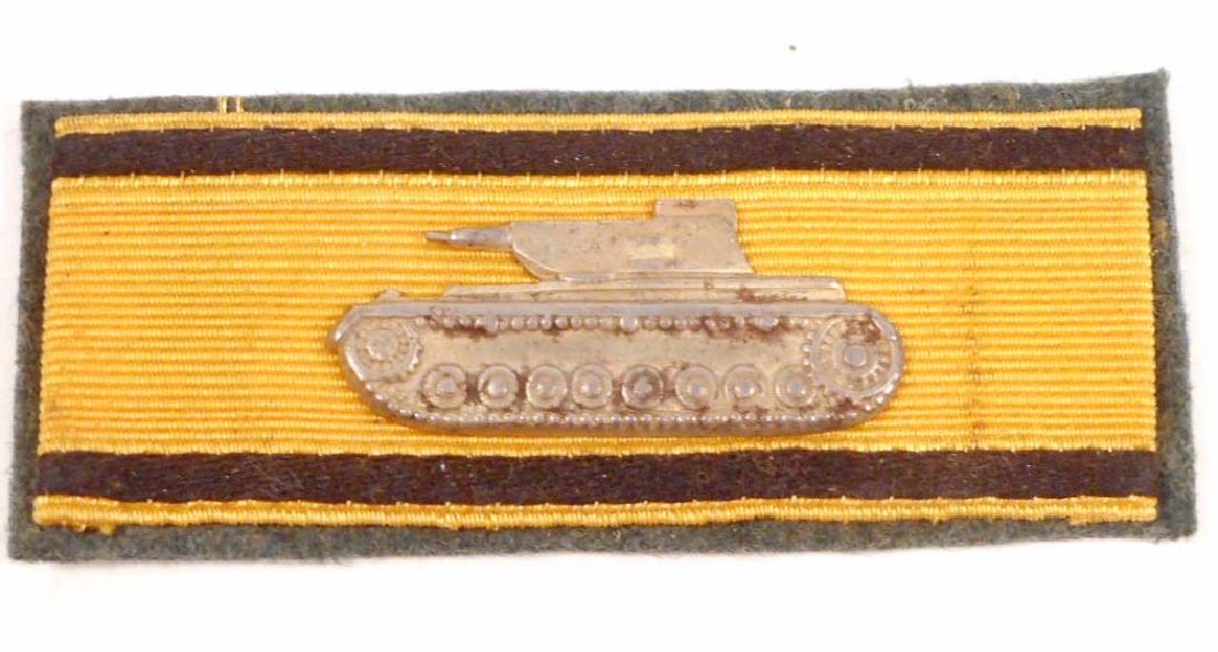 RARE GERMAN NAZI ARMY GOLD TANK DESTRUCTION STRIP