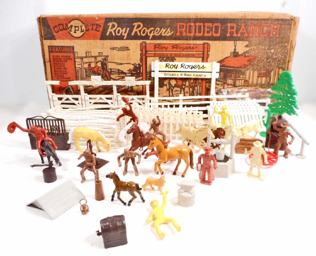 C. 1950'S MARX ROY ROGERS RODEO RANCH PLAYSET IN