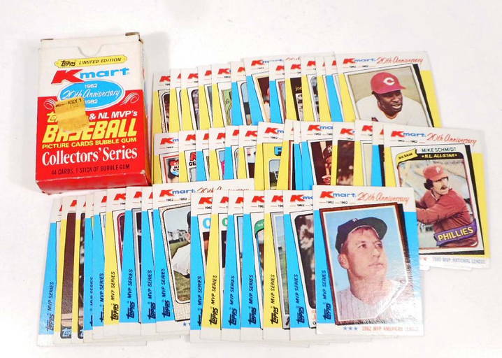1962 82 Topps Kmart 20th Anniversary Set Baseball Cards