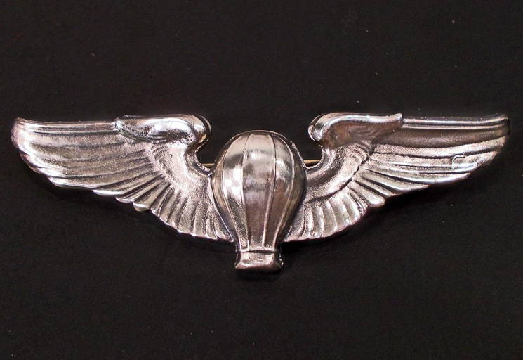 Usaaf Army Air Force Balloon Dirigible Pilot Wing