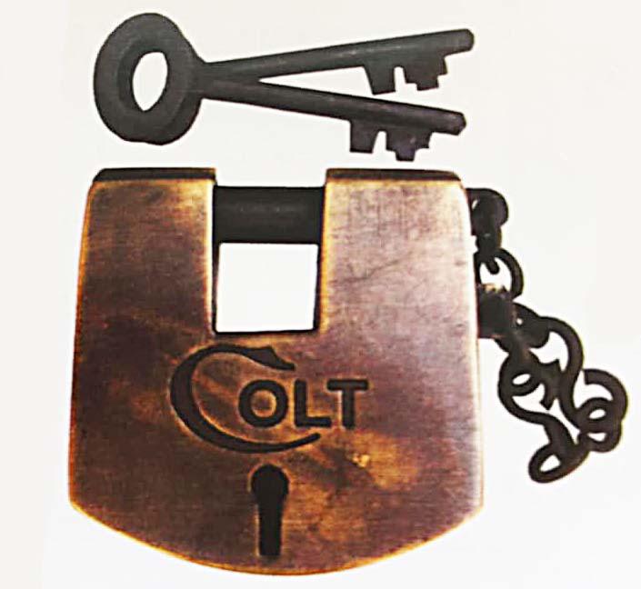 Colt Ammo Box Padlock With Keys