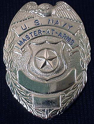 8: U.S. NAVY MASTER AT ARMS BADGE