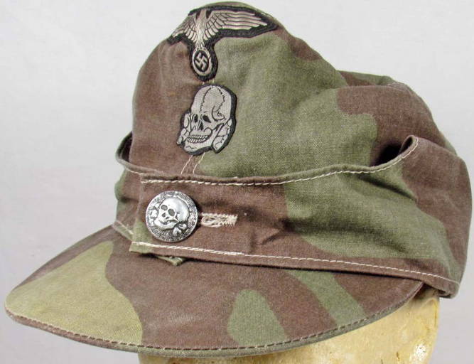 German Nazi Waffen Ss Camouflage M 43 Cap