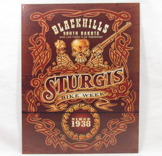 4503 Sturgis Bike Week Metal Advertising Sign