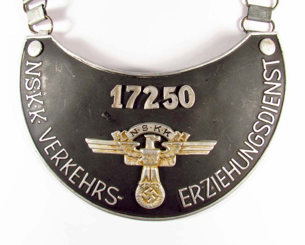 German Nazi Nskk Verkehrs Erziehungsdienst Gorget
