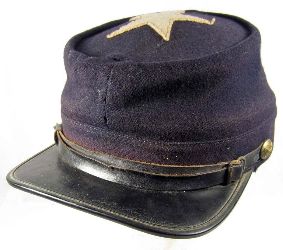 46: RARE US CIVIL WAR ERA UNION ENLISTED MANS KEPI CAP
