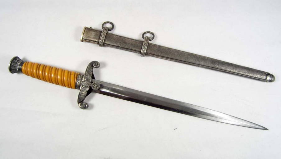 German Nazi Army Officers Dagger W/ Scabbard