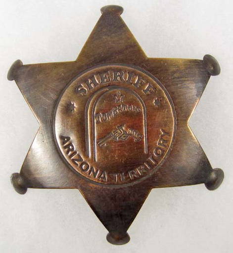 Arizona Territory Ranger Brass Badge