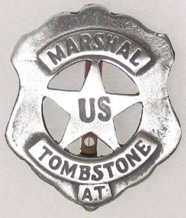 2268 Tombstone Arizona Us Marshall Metal Badge C