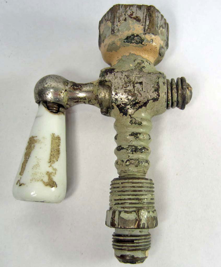 74: GERMAN NAZI HOLOCAUST GAS VALVE W/ SWASTIKA AND POR