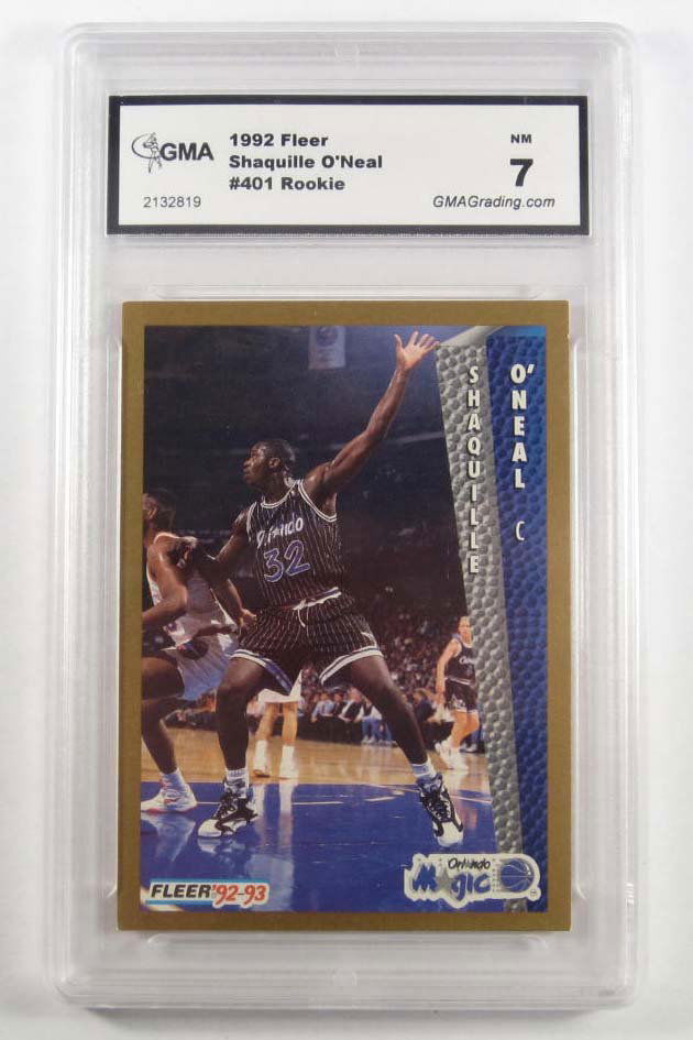 1992 Fleer #401 Shaquille O'neal Rookie Baseball Card