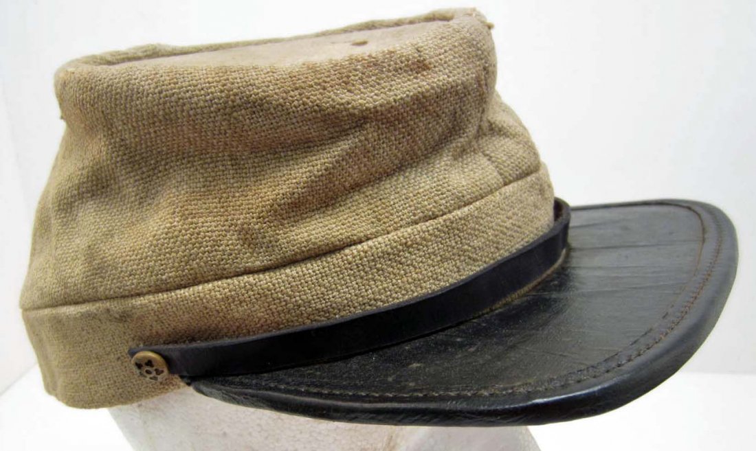 CONFEDERATE STATE CIVIL WAR ERA ARMY KEPI CAP