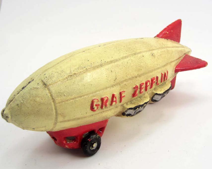 CAST IRON GRAF ZEPPELIN TOY - 8" - Jun 09, 2013 | Pioneer Auction ...