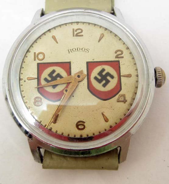 GERMAN NAZI WRIST WATCH - SWASTIKAS - Sep 15, 2013 | Pioneer Auction ...