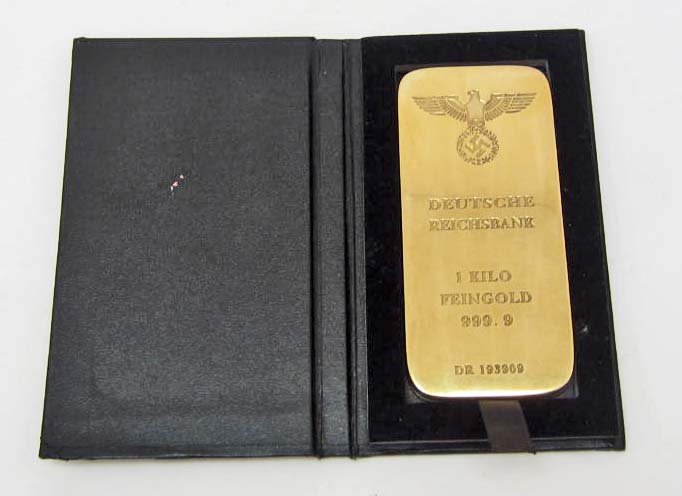 POST WAR GERMAN NAZI 1 KILO GOLD BAR NOVELTY - Nov 17, 2013 | Pioneer ...