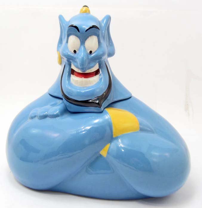 COOKIE JAR - ALADDIN GENIE - OFFICIAL WALT DISNEY