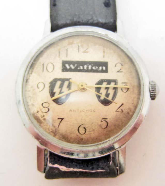 GERMAN NAZI WAFFEN SS WRIST WATCH
