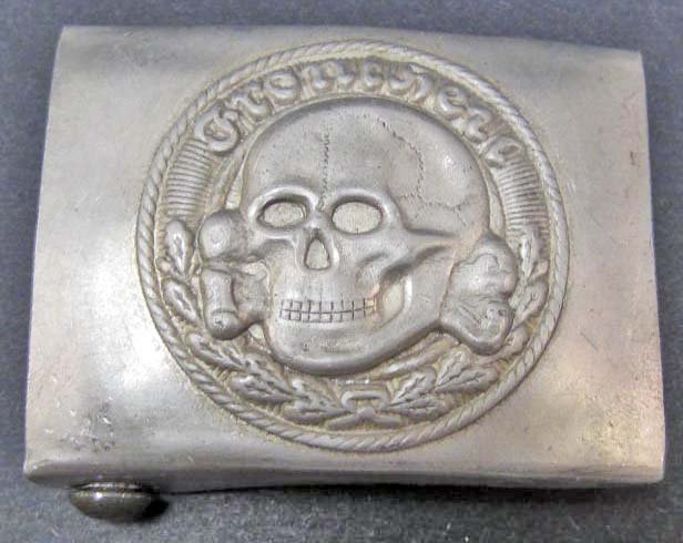 GERMAN NAZI FRONT HEIT TOTENKOPF BELT BUCKLE