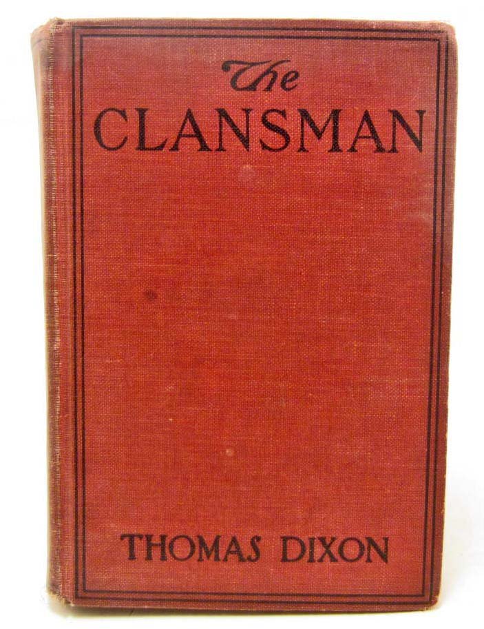 1905 "the Clansman" Hardcover Book