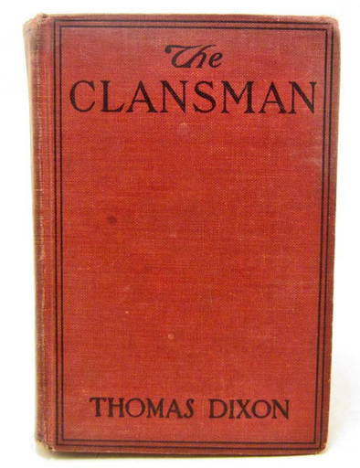 1905 "the Clansman" Hardcover Book