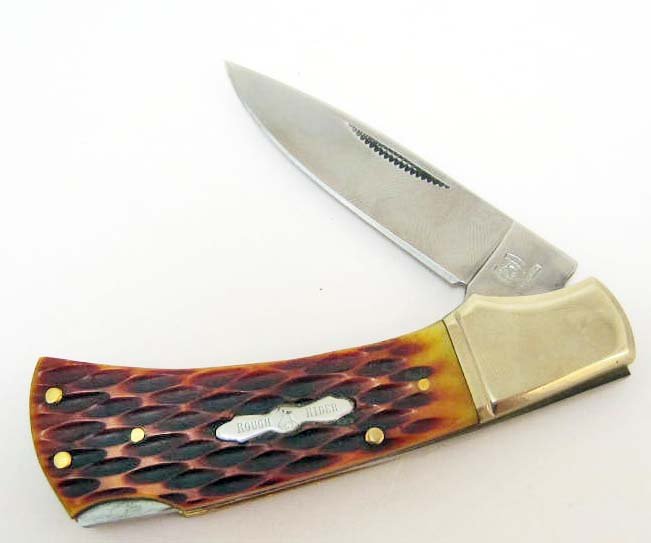 ROUGH RIDER LOCKBACK KNIFE W/ JIGGED BONE HANDLE - Mar 02, 2014 ...