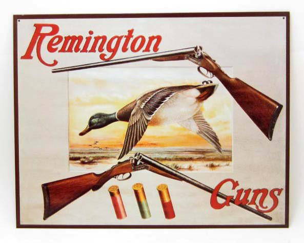 Remington Guns Metal Sign
