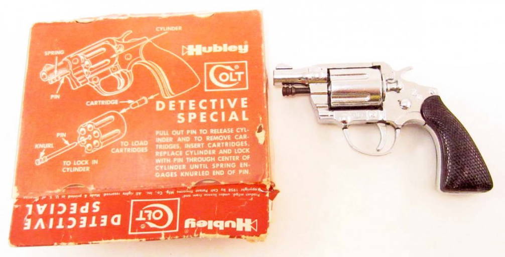 Vintage Hubley Colt Detective Special Cap Gun W/ Box