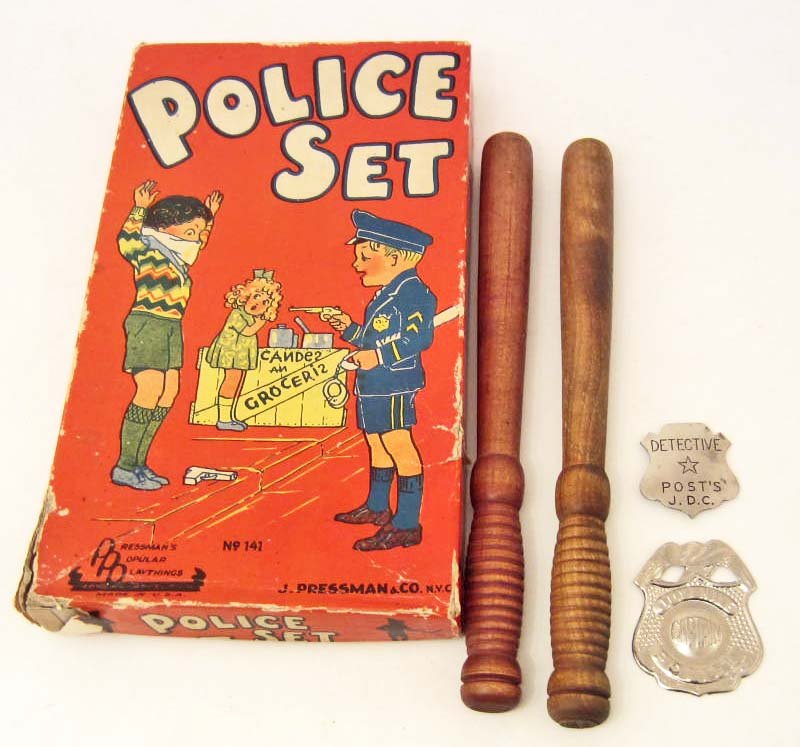 RARE VINTAGE 1930S POLICE SET TOY IN ORIGINAL BOX - Mar 06, 2015 ...