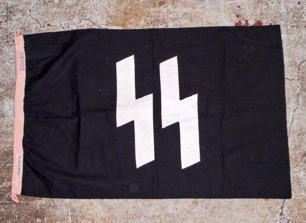 German Nazi Waffen Ss Germania Runic Battle Flag