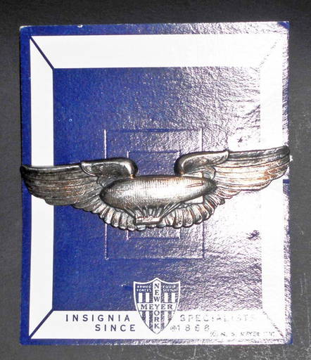 Usaaf Army Air Force Air Ship Dirigible Pilot Wing