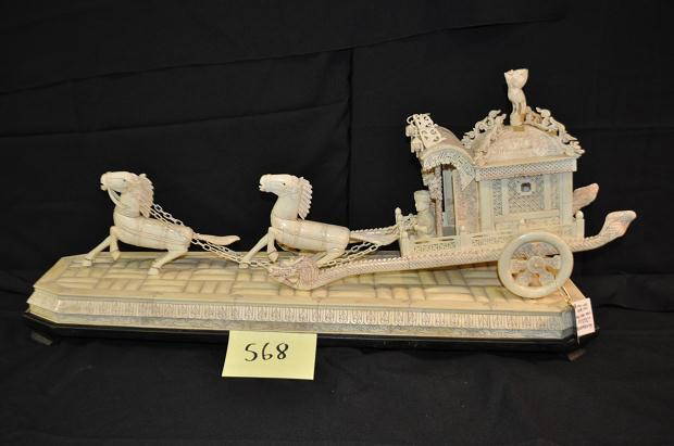 Long Stage Coach Carving