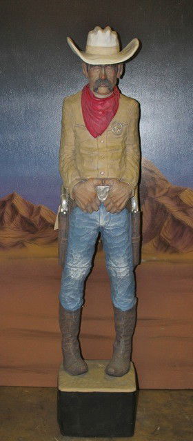 Jack Dowd "sheriff Morgan" Sculpture