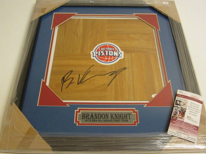 Brandon Knight Signed Floorboard