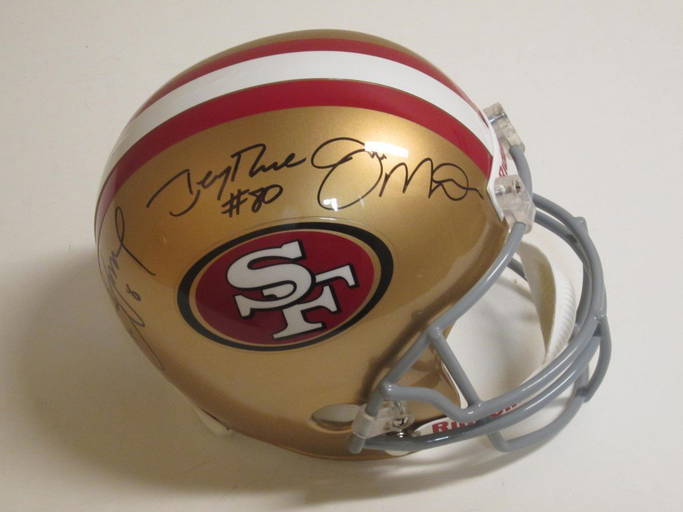 Joe Montana/rice/young Helmet