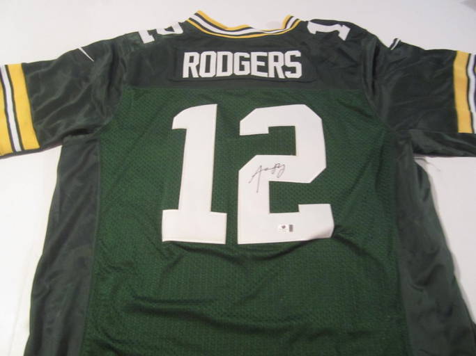 Aaron Rodgers Auto Jersey