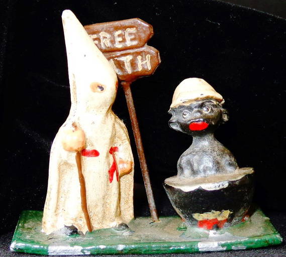 Kkk Ku Klux Klan Figurine On Square