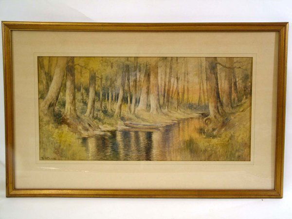 38: E. J. Fenn Watercolor - Oct 09, 2009 | The Antiques Auction Gallery ...