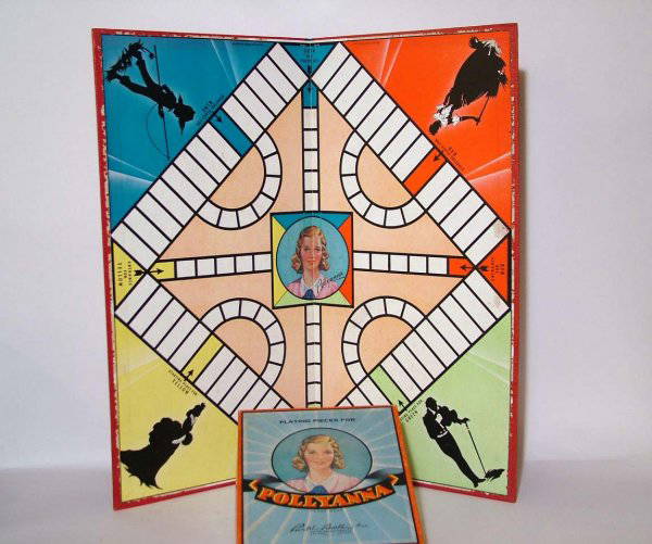 Parker Bros. Pollyanna Game Board