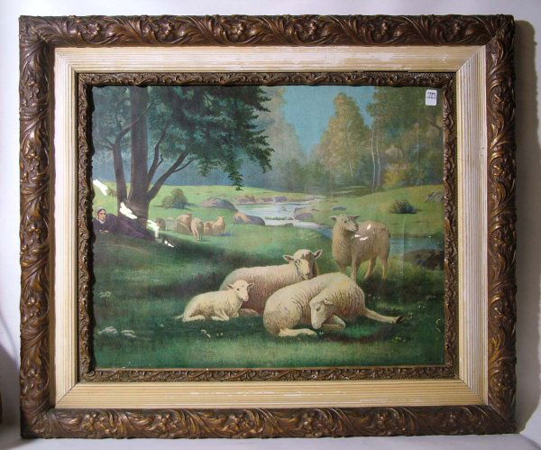 283: James Lee Print 1904 Framed